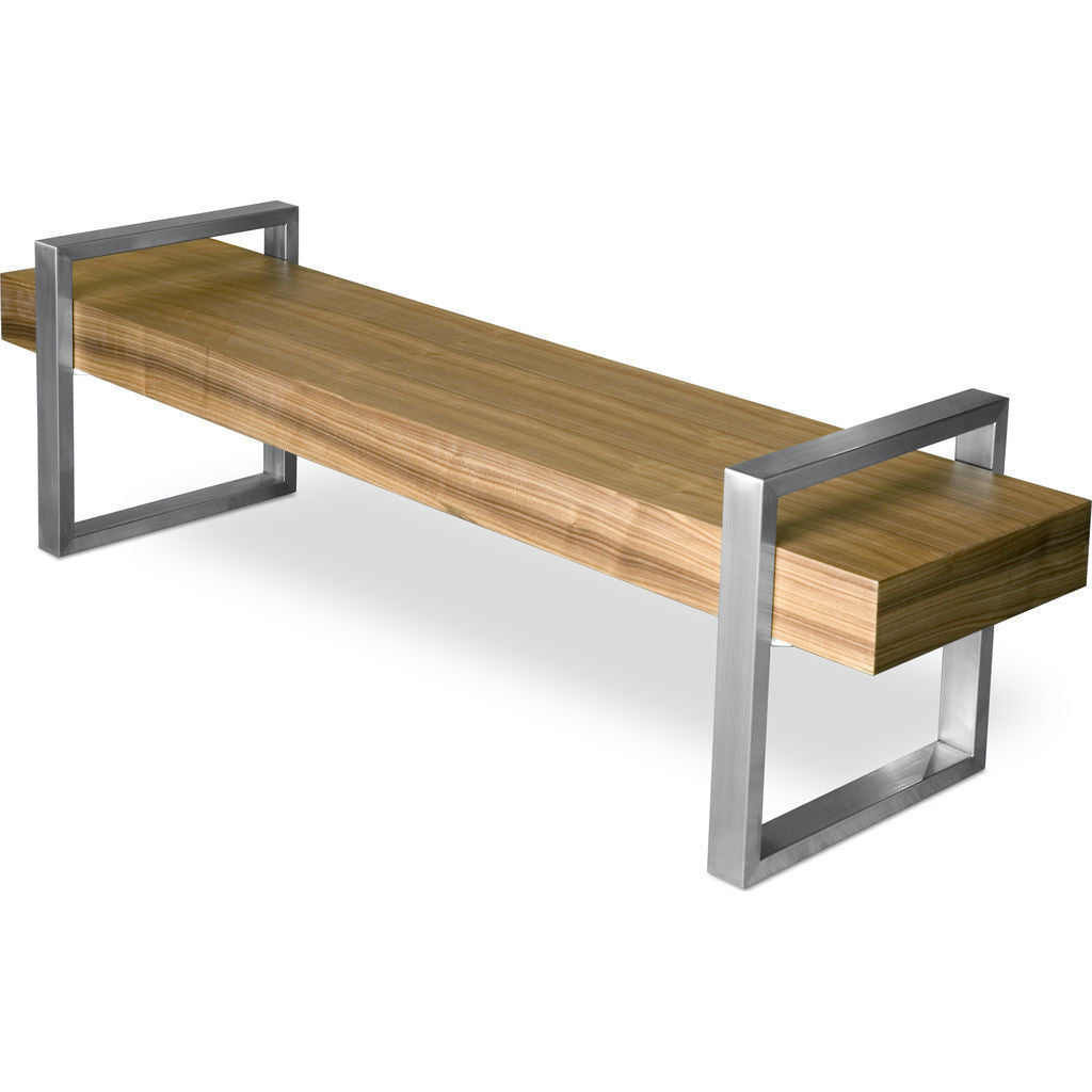 Gus* Modern Return Bench Walnut – Sportique