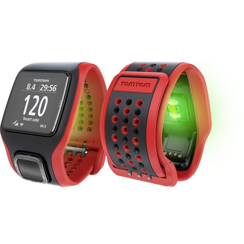 TomTom Runner Cardio GPS Watch Black/Red 1RA000100 – Sportique