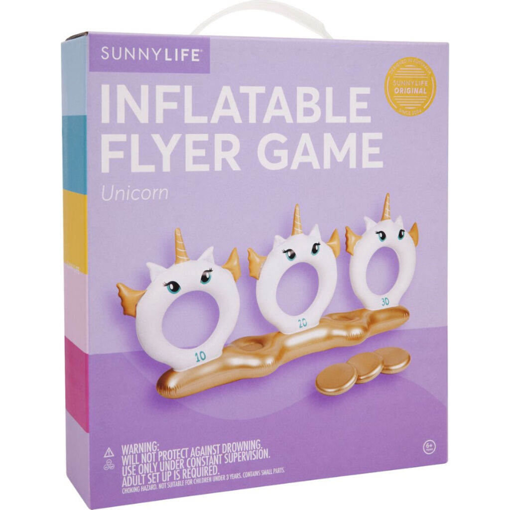 Sunnylife Inflatable Flyer Game | Unicorn – Sportique