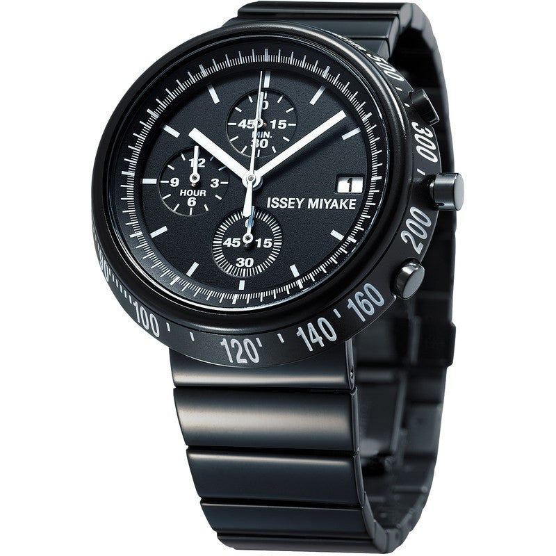 Issey Miyake Trapezoid Black Watch Steel SILAZ001 – Sportique