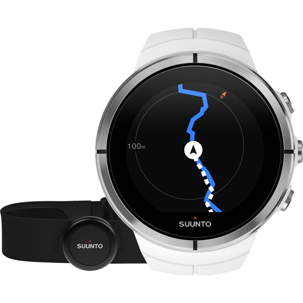 Suunto Spartan Ultra Multisport GPS Watch HR Bundle White SS022660000 ...