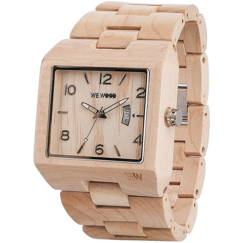 WeWood Sculptor Maple Wood Watch Beige – Sportique