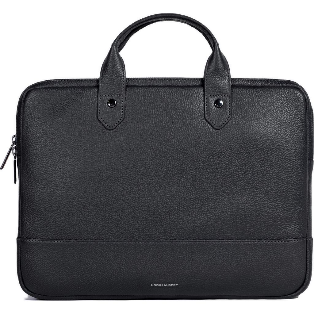 Hook & Albert Slim Briefcase Pebble Leather – Sportique