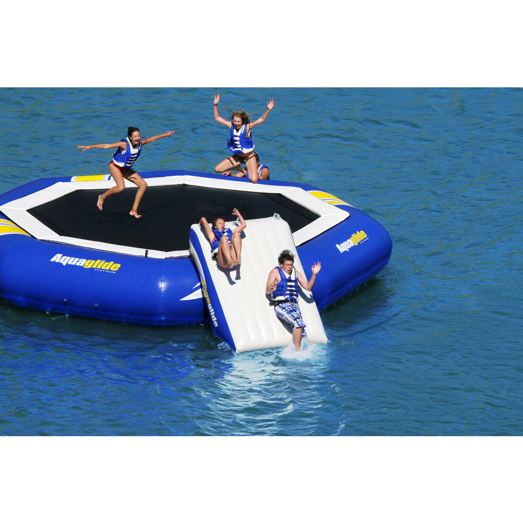 Aquaglide Supertramp 23 Inftable Trampoline Yellow/Blue/White – Sportique