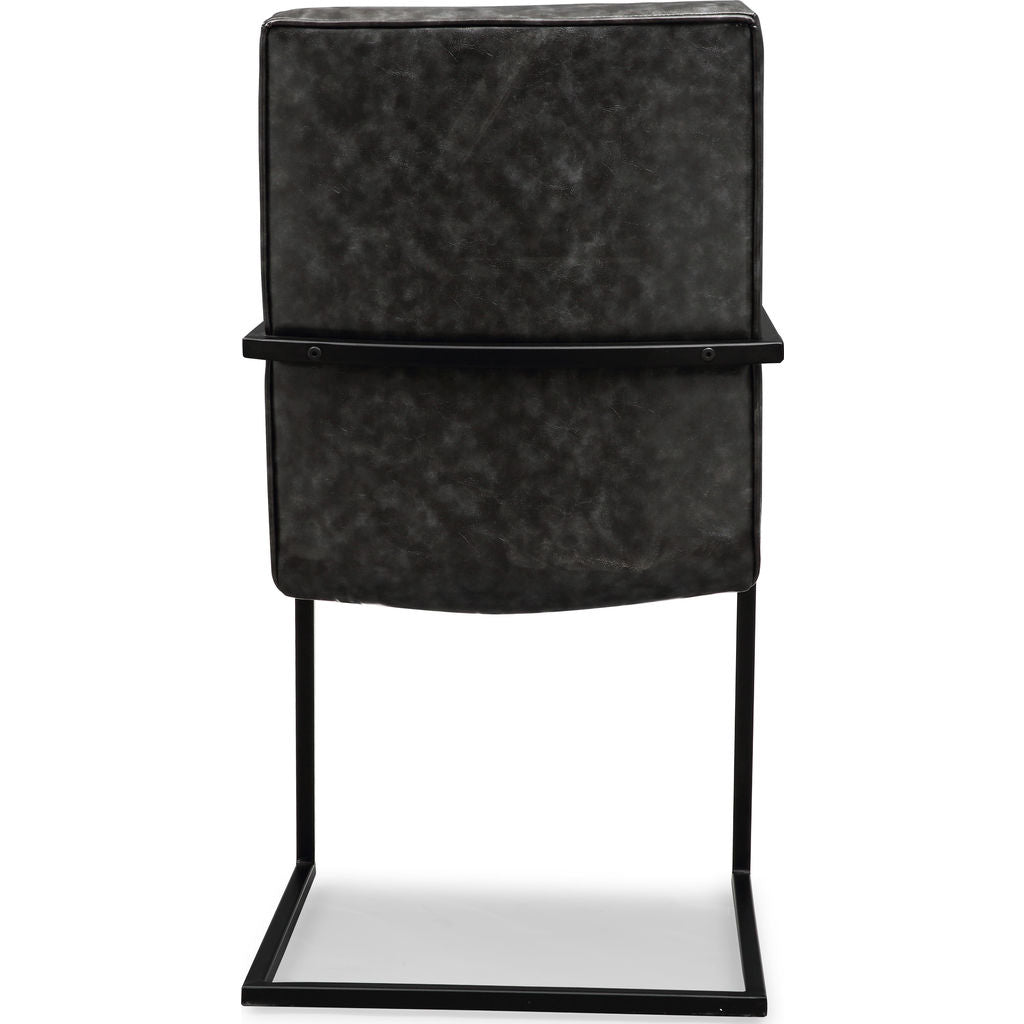 TOV Furniture Stanley Arm Chair Grey/Black – Sportique