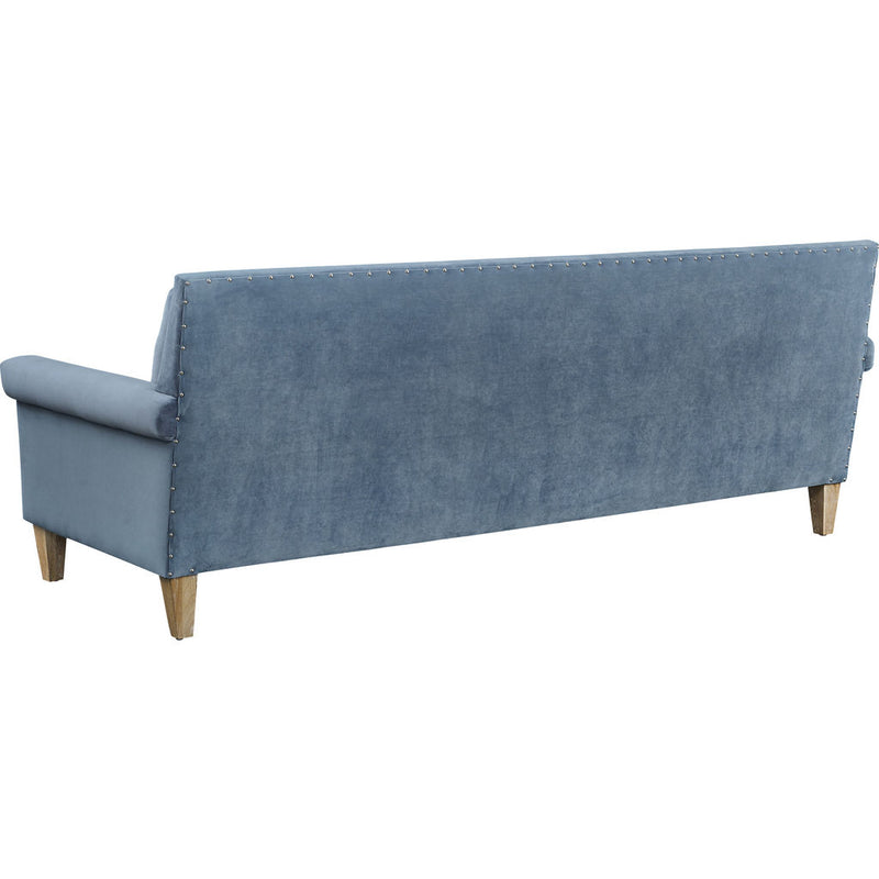 TOV Furniture Jonathan Velvet Sofa Blue – Sportique