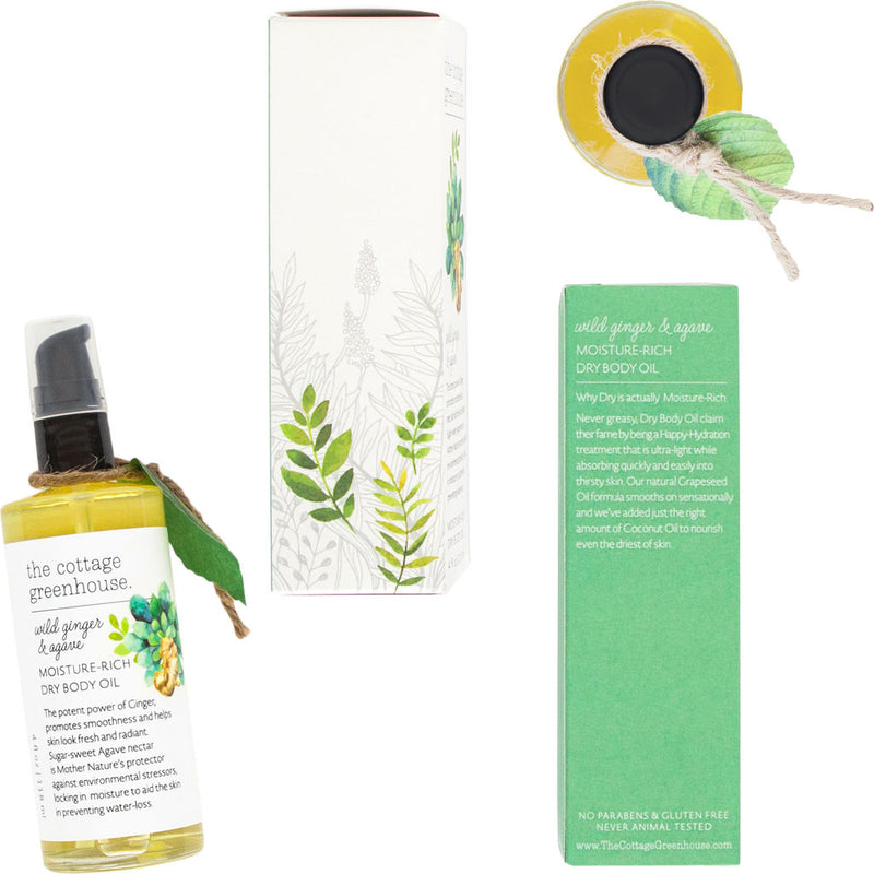 The Cottage Greenhouse Dry Body Oil Wild Ginger & Agave 24O7 – Sportique