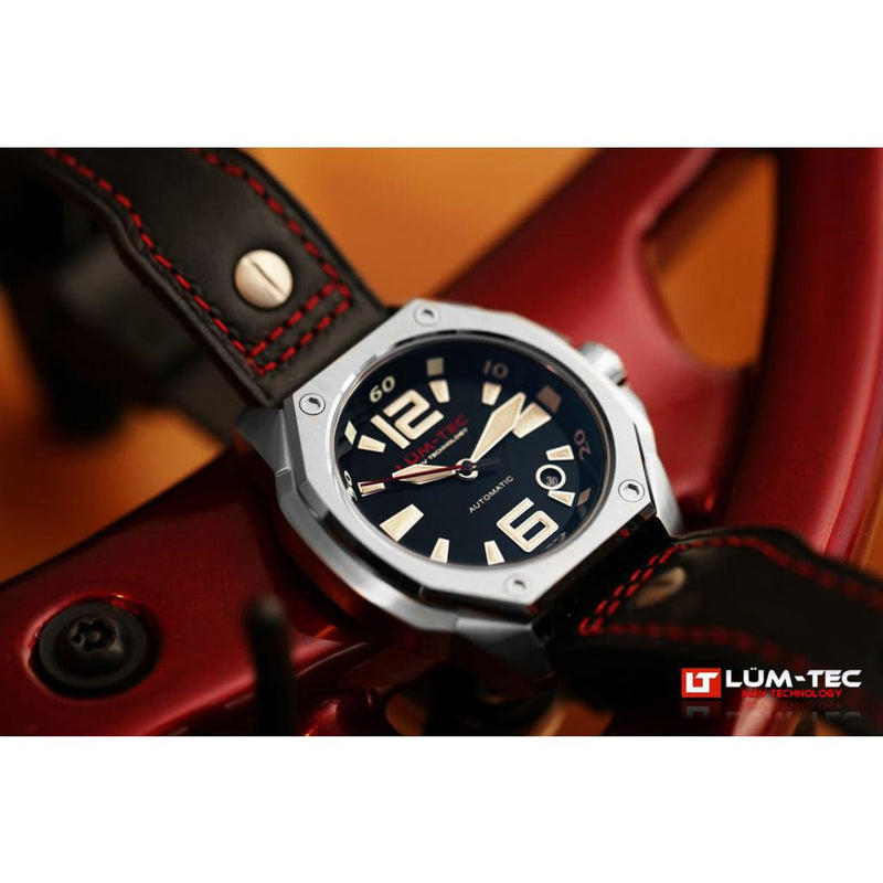 Lum-Tec V1 Red Limited Edition Watch Leather Strap – Sportique