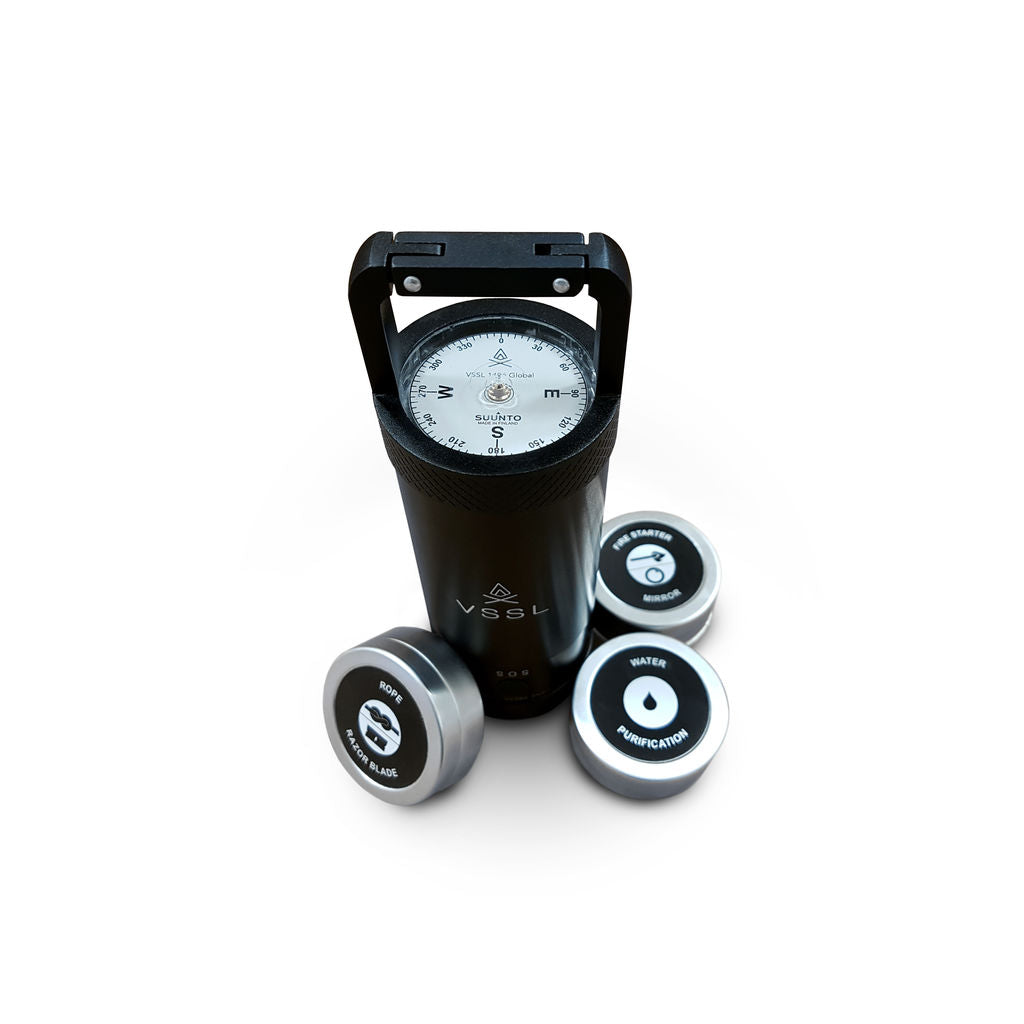 VSSL Mini Survival Cache Suunto Edition | Black – Sportique