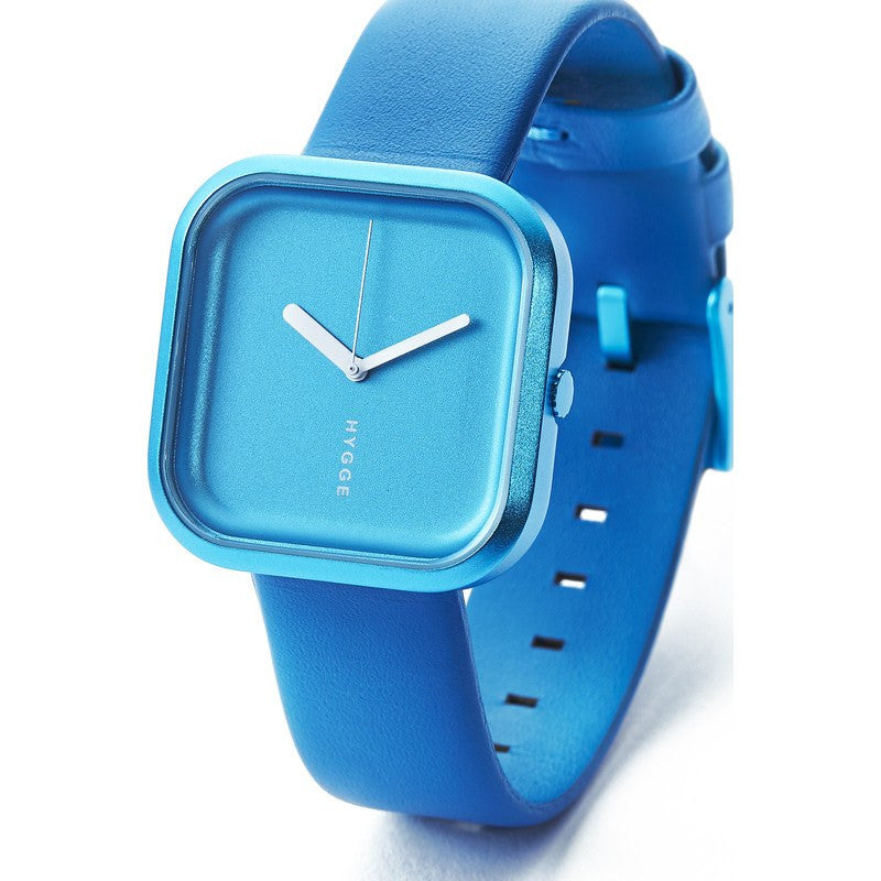 Hygge Väri Ocean Blue Watch Blue Leather – Sportique