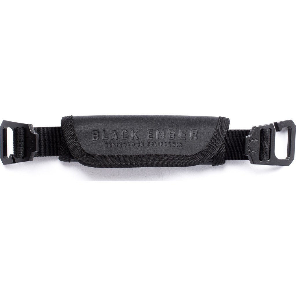 Black Ember Extra Embossed Leather Handle Jet Black G3A8 – Sportique