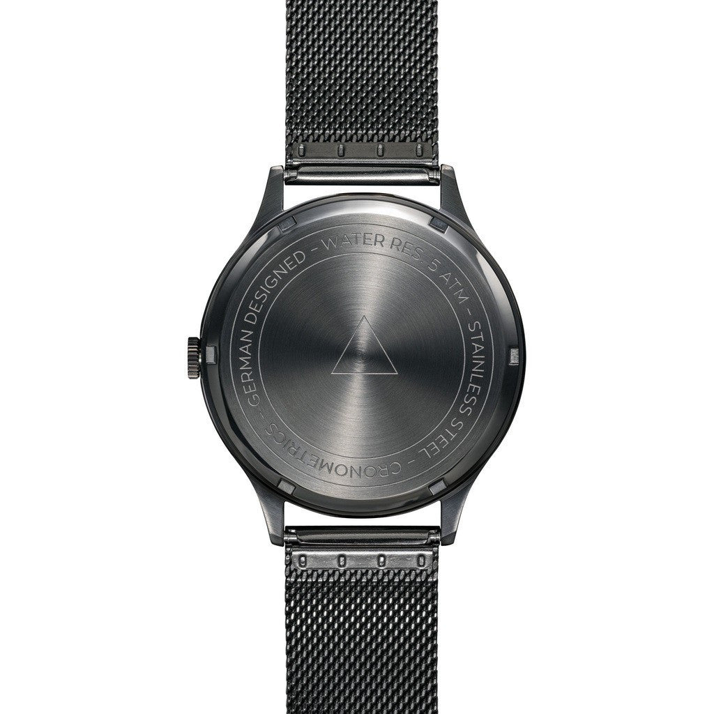 Cronometrics Architect Gunmetal Watch Steel Milanese – Sportique