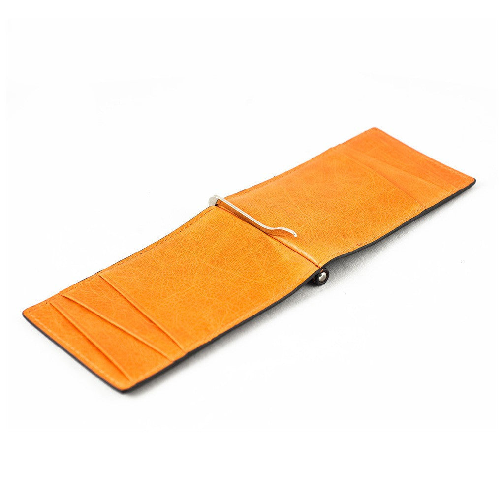 Orchill Captain Money Clip Wallet Black/Orange – Sportique