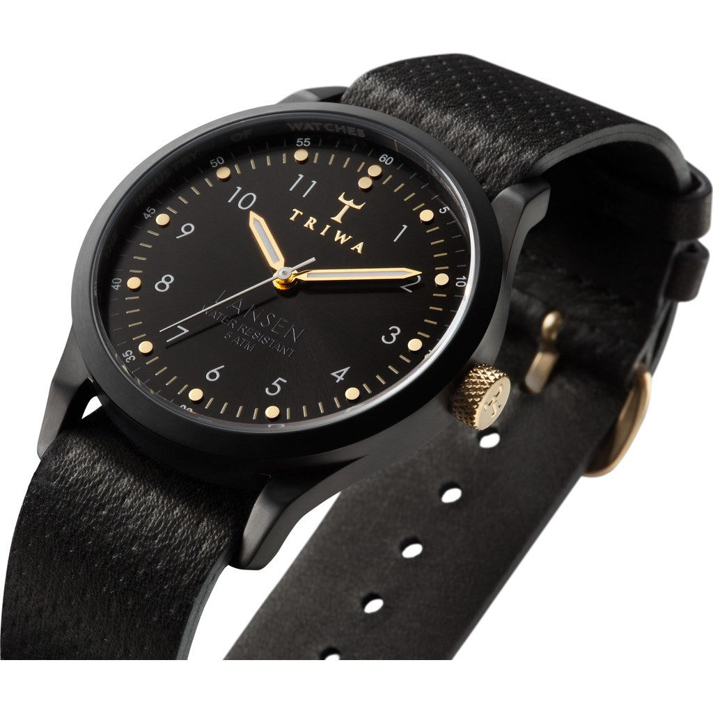 Triwa Midnight Lansen Watch Black Dots Mono LAST112-MD010113 – Sportique