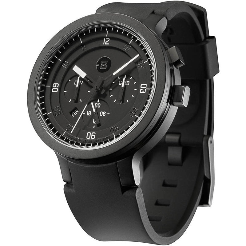 Minus-8 Layer 24 Black/Black Automatic Watch Silicone – Sportique