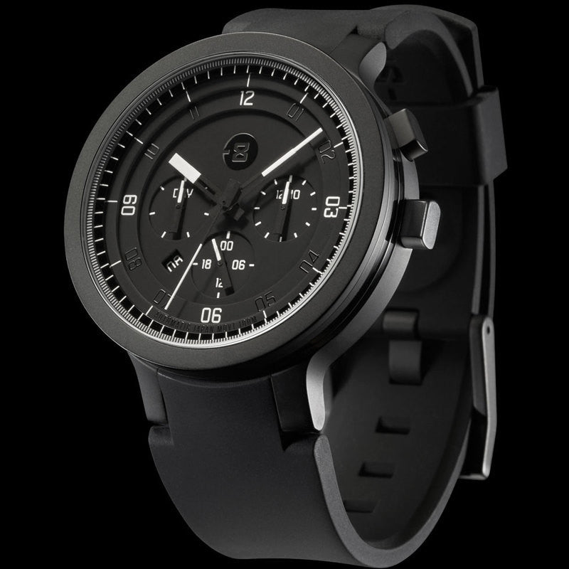 Minus-8 Layer 24 Black/Black Automatic Watch Silicone – Sportique