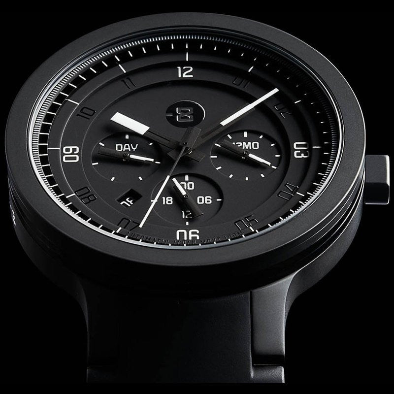 Minus-8 Layer 24 Black/Black Automatic Watch Silicone – Sportique