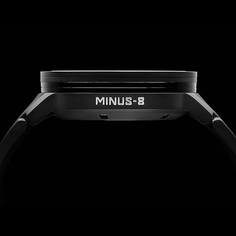 Minus-8 Layer 24 Black/Black Automatic Watch Silicone – Sportique