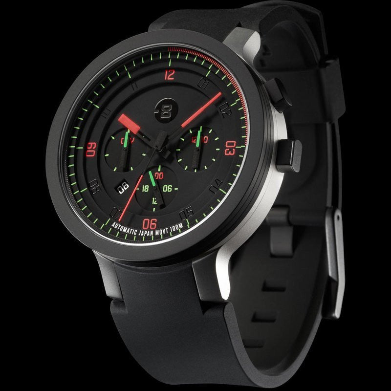 Minus-8 Layer 24 Automatic Watch Silver/Bright Silicone – Sportique