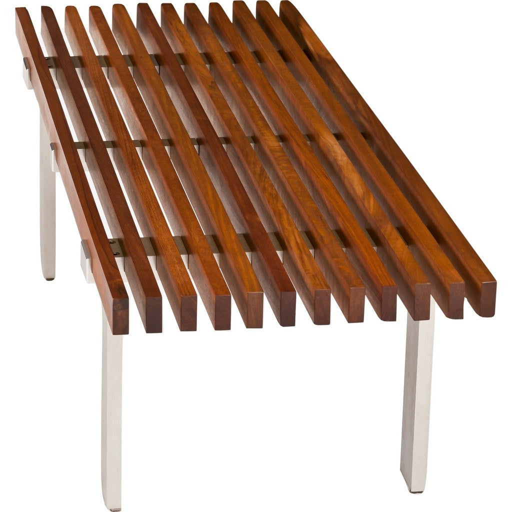 Modernica Case Study Museum Bench 4Ft Brazilian Walnut /Metal – Sportique