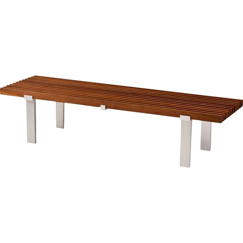 Modernica Case Study Museum Bench 5Ft Brazilian Walnut /Metal – Sportique