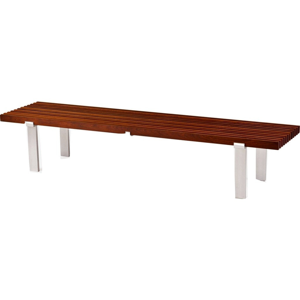 Modernica Case Study Museum Bench 6Ft Brazilian Walnut /Metal – Sportique