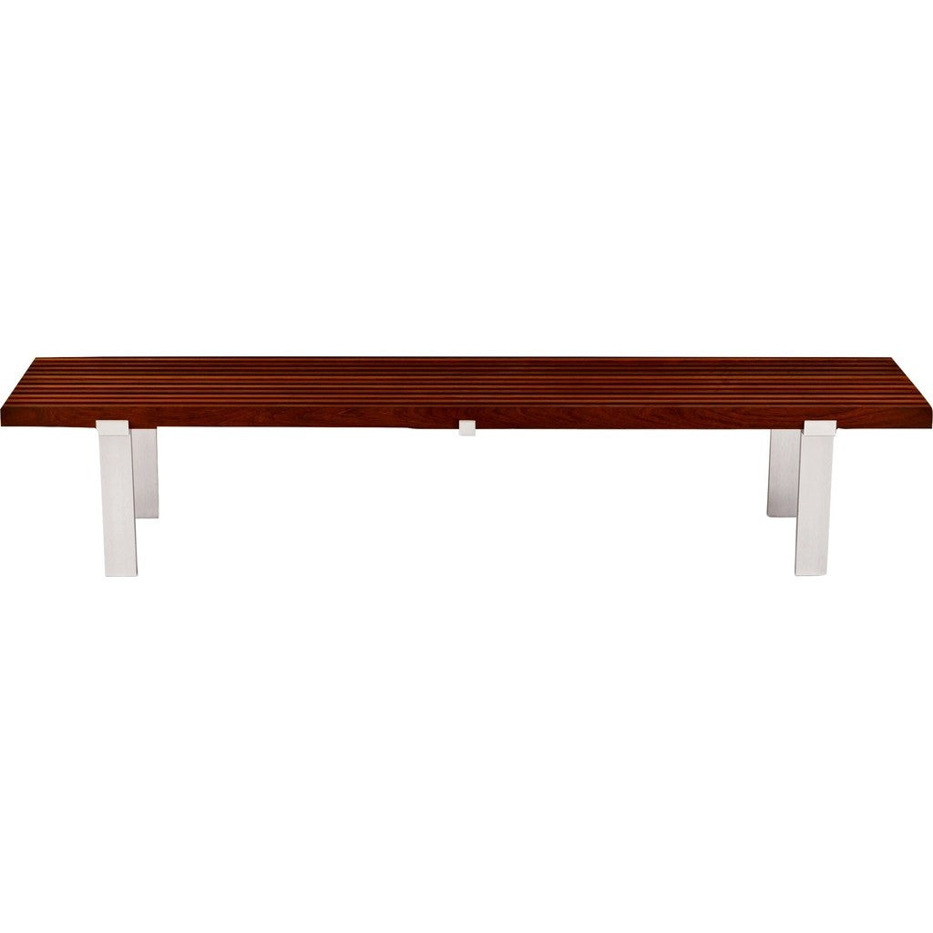 Modernica Case Study Museum Bench 6Ft Brazilian Walnut /Metal – Sportique