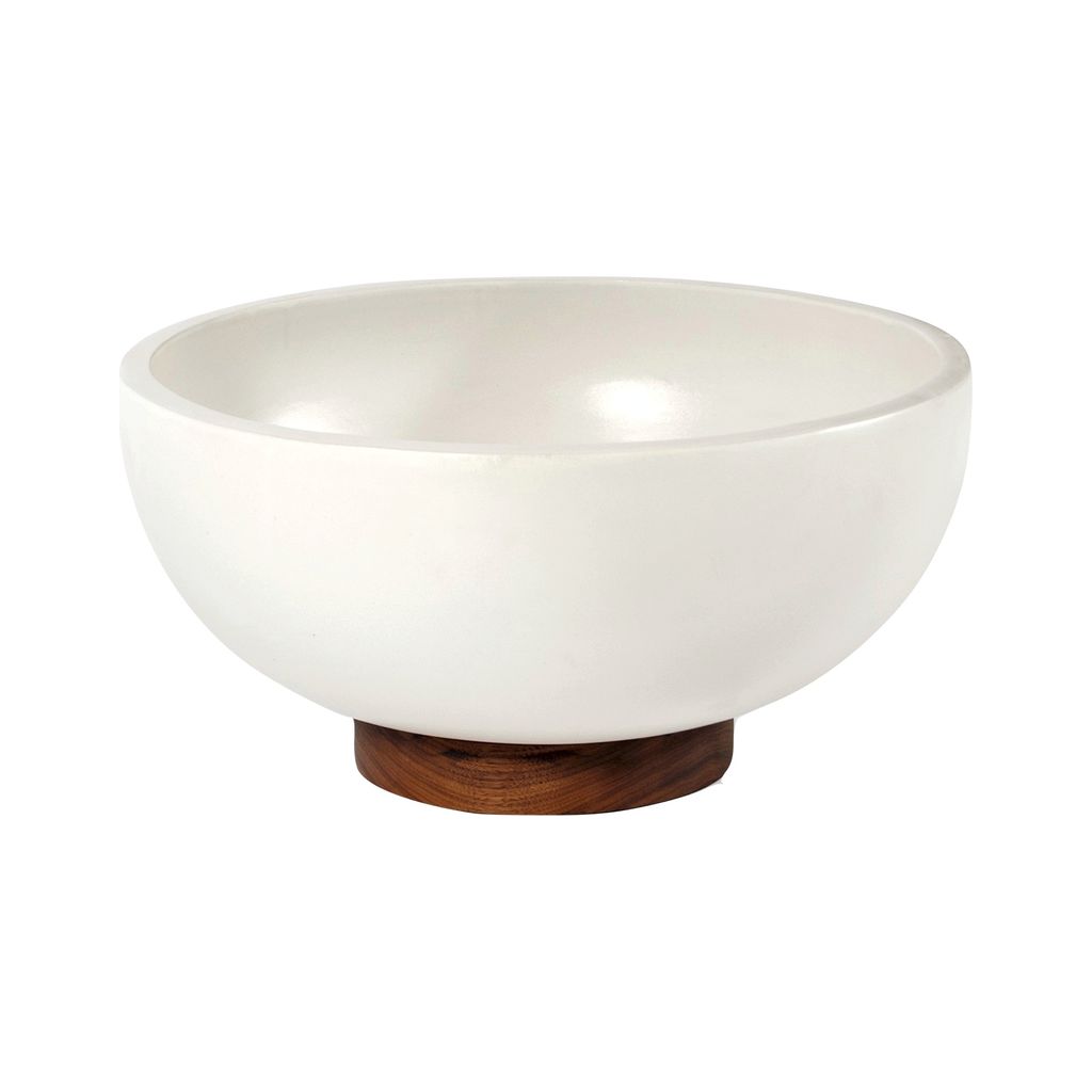 Modernica Case Study Large Bowl with Plinth in White – Sportique