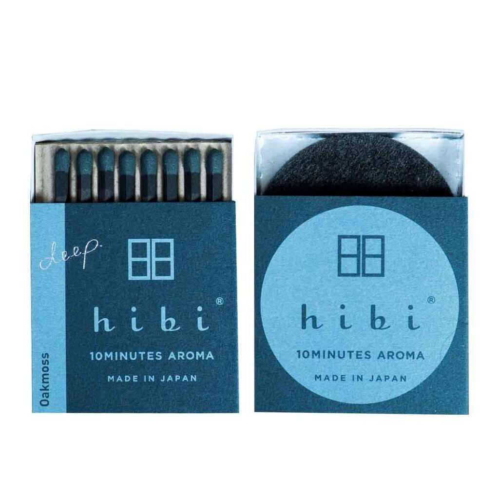 Hibi Box of 8 Incense Matches | Oakmoss – Sportique