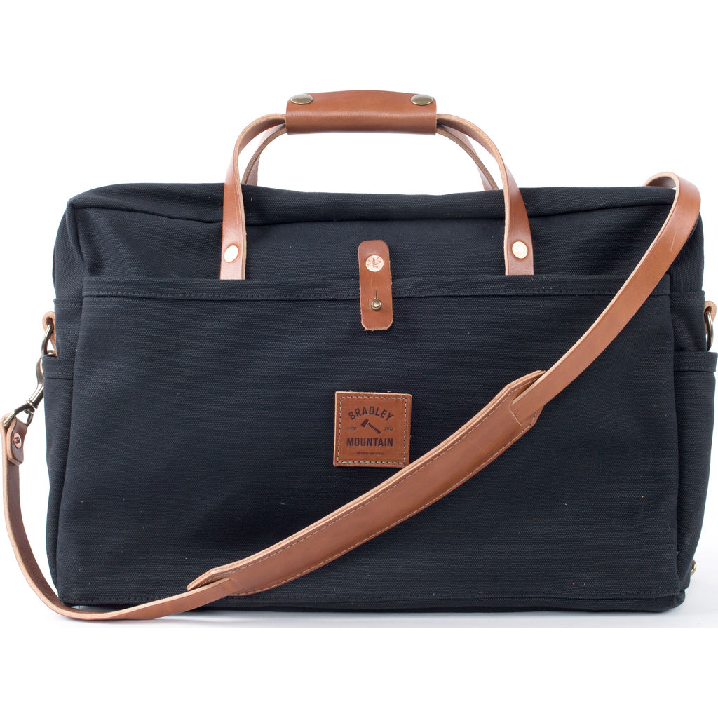 Bradley Mountain Courier Briefcase Black – Sportique