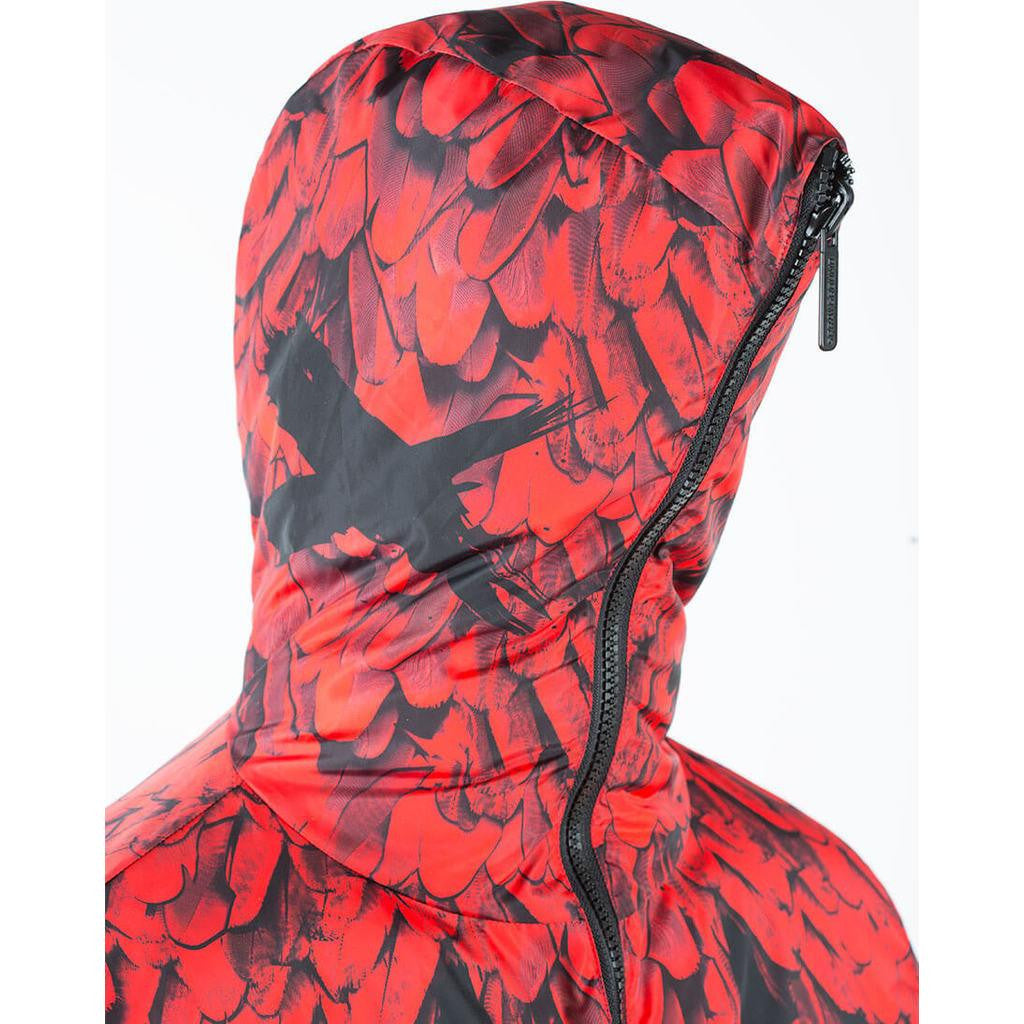 Sprayground Warrior Wings Reversible Down Jacket | Red/Black Size S ...