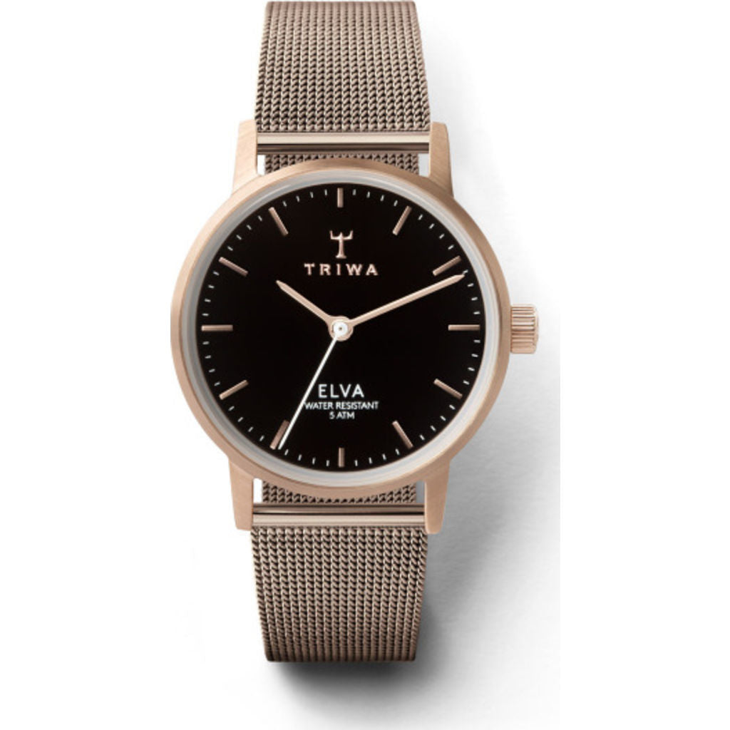 Triwa Rose Elva Watch | Petite Rose Mesh – Sportique