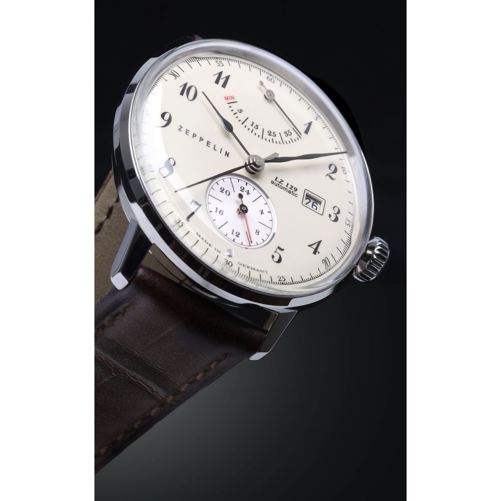 Zeppelin LZ-129 Hindenburg Power Reserve Indicator Watch | Beige & Bro ...